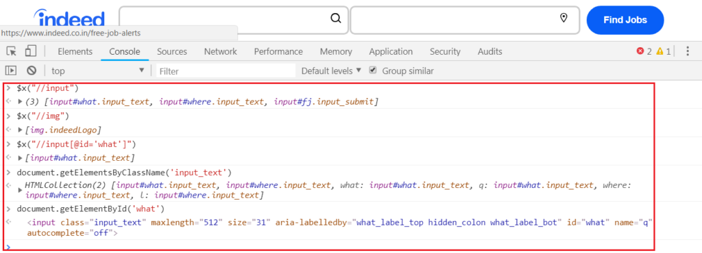 Xpath Helperchropath Pluginsjavascript Console For Chrome Browser Total Qa